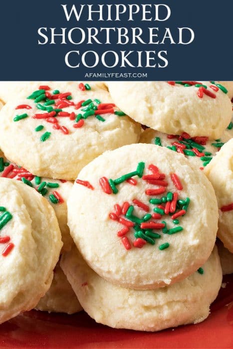 Whipped Shortbread Cookies - A Family Feast®