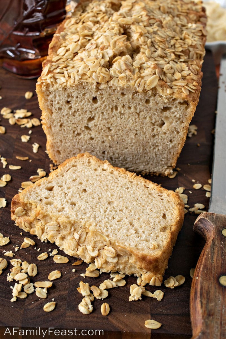 Maple Cider Bread with Salted Maple Butter - A Family Feast®