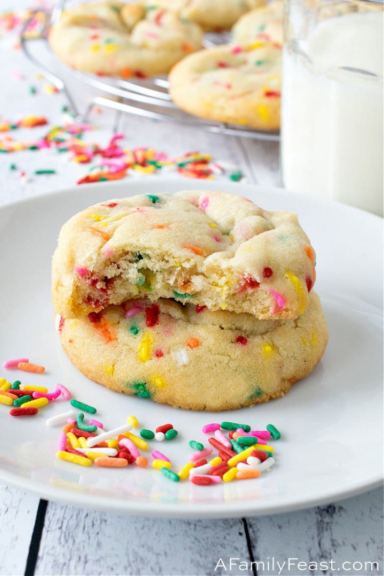 Funfetti Sugar Cookies - A Family Feast®