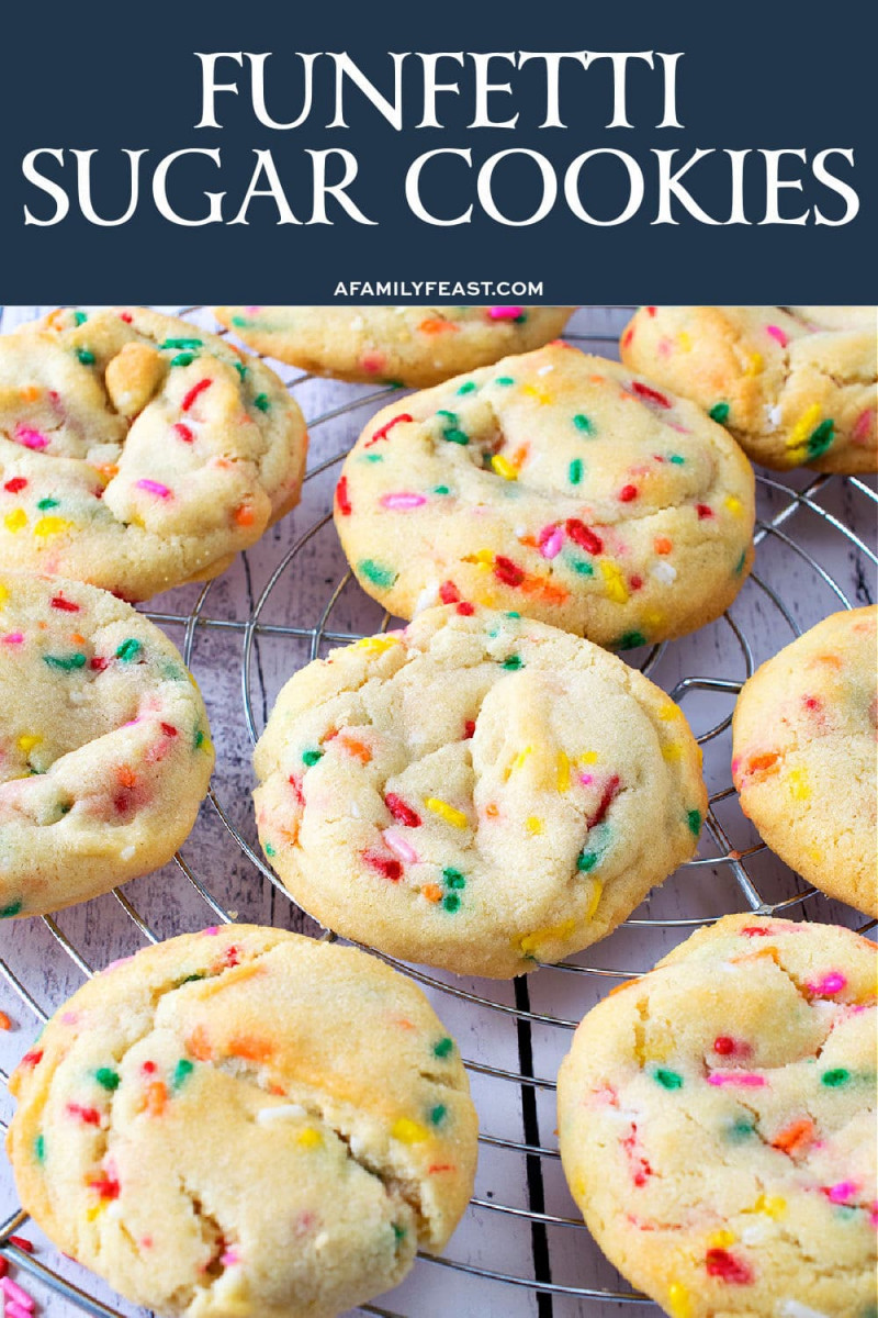 Funfetti Sugar Cookies - A Family Feast®