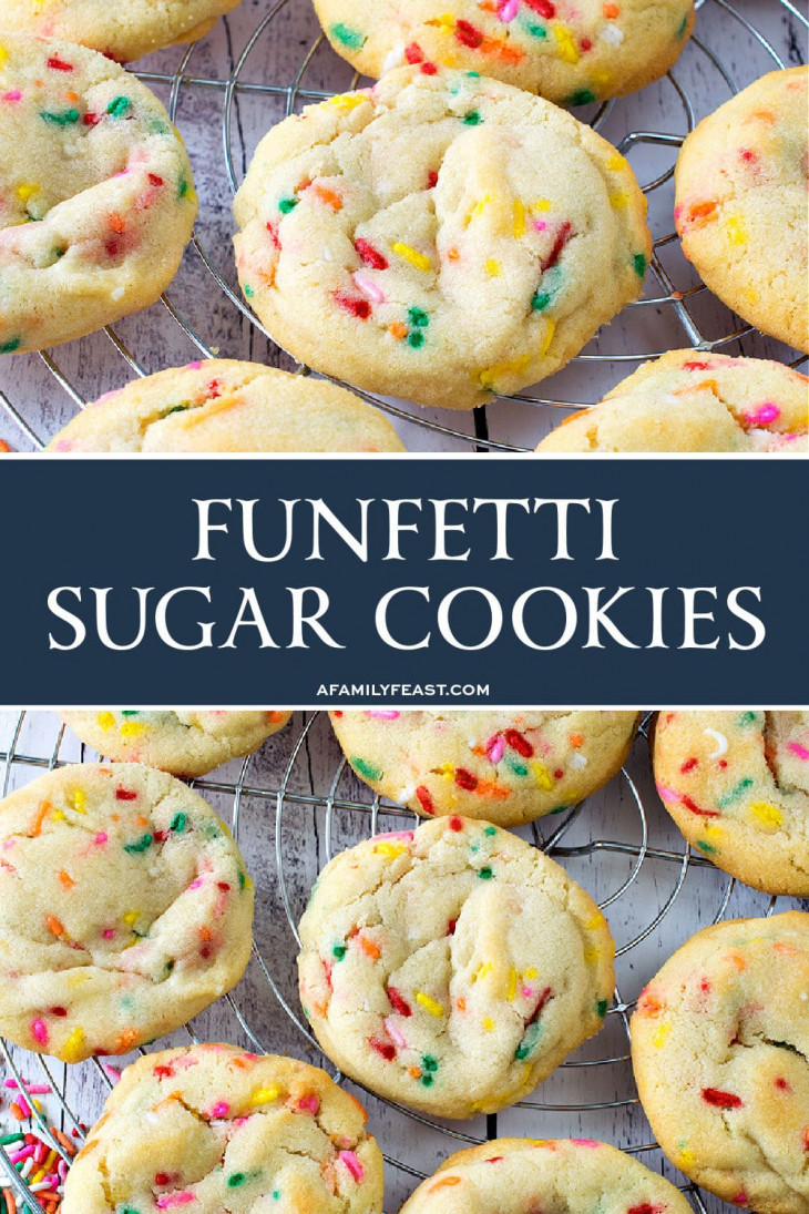 Funfetti Sugar Cookies - A Family Feast®