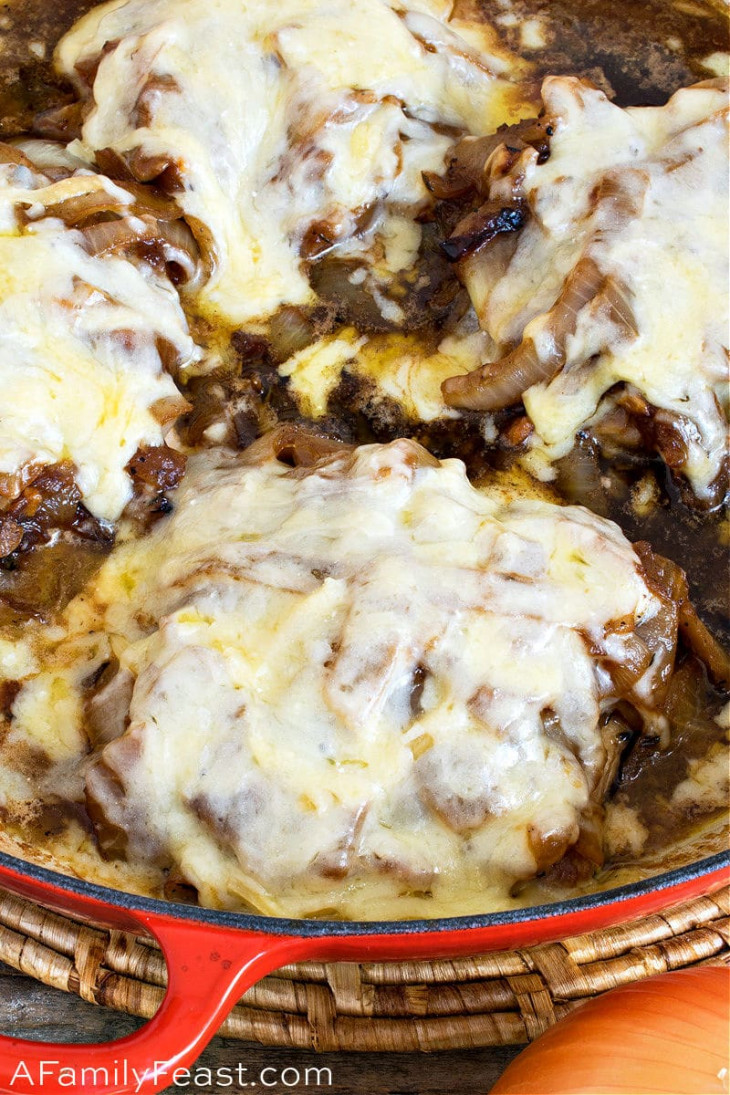 French Onion Pork Cutlets - A Family Feast®
