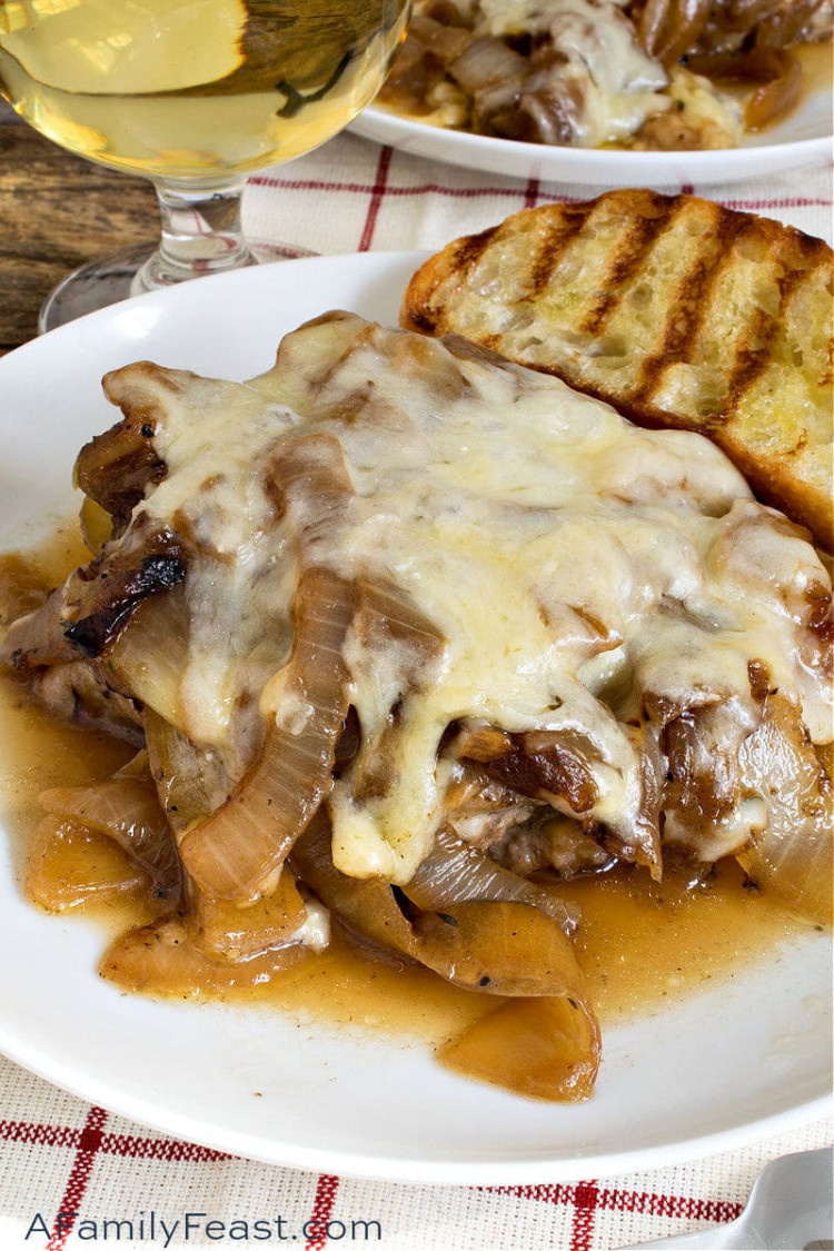 French Onion Pork Cutlets - A Family Feast®