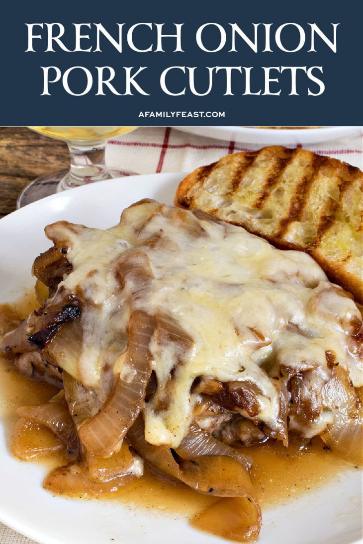 French Onion Pork Cutlets - A Family Feast®