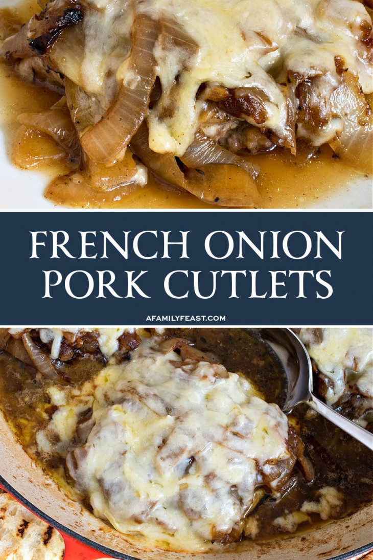 French Onion Pork Cutlets - A Family Feast®