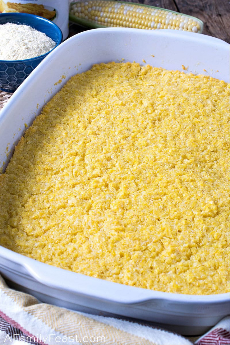 Mexican Sweet Corn Cake - A Family Feast®