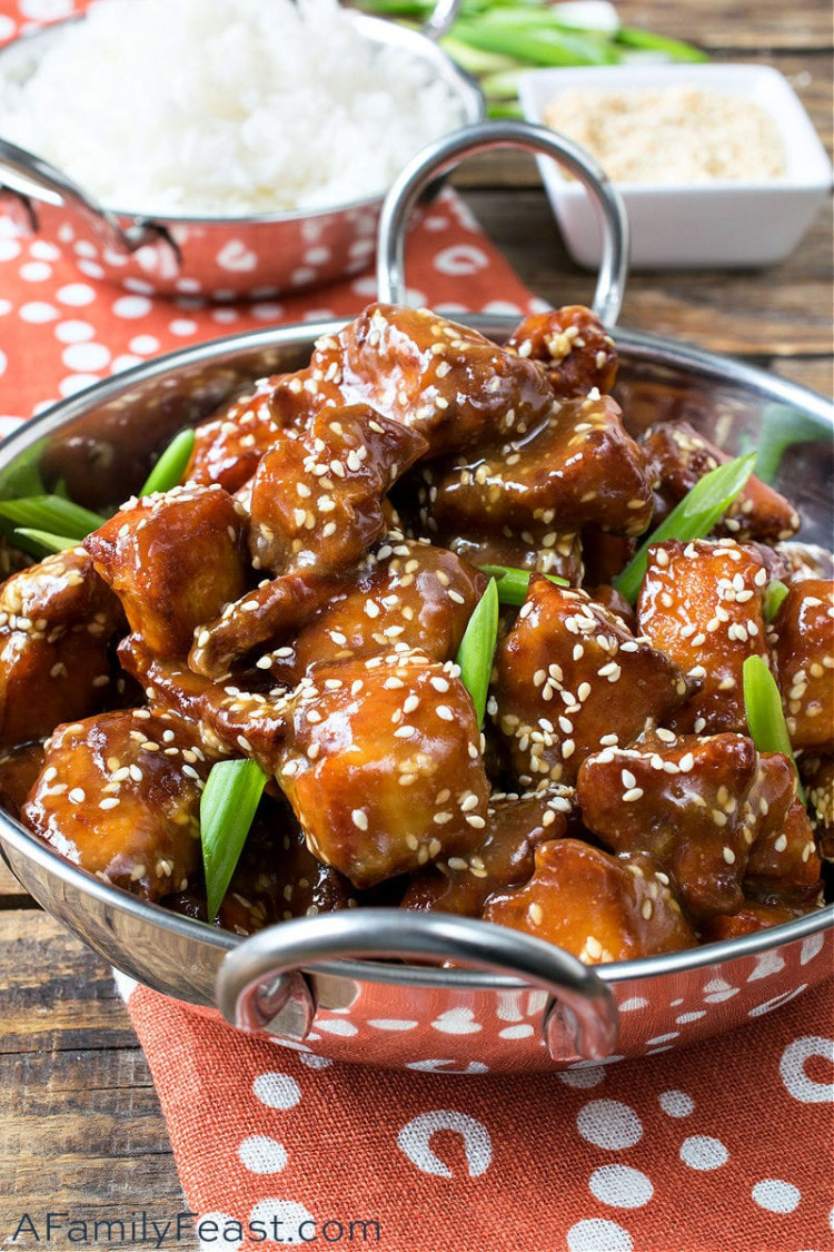 Sesame Chicken + Video - A Family Feast®