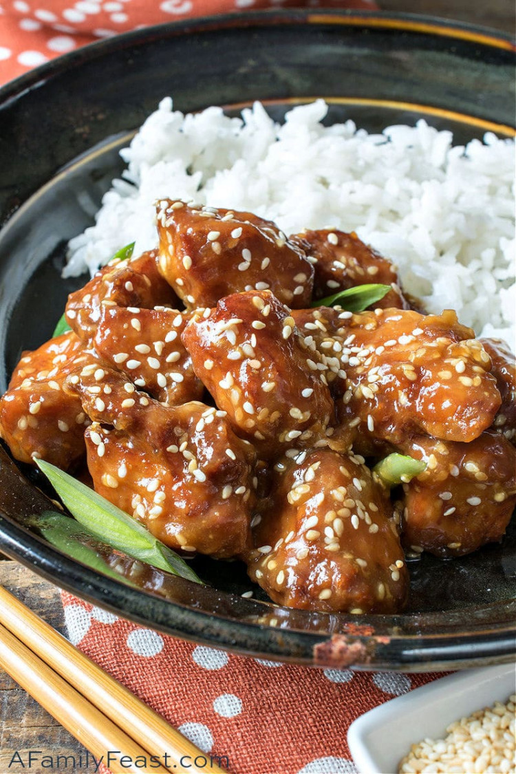 Sesame Chicken + Video - A Family Feast®