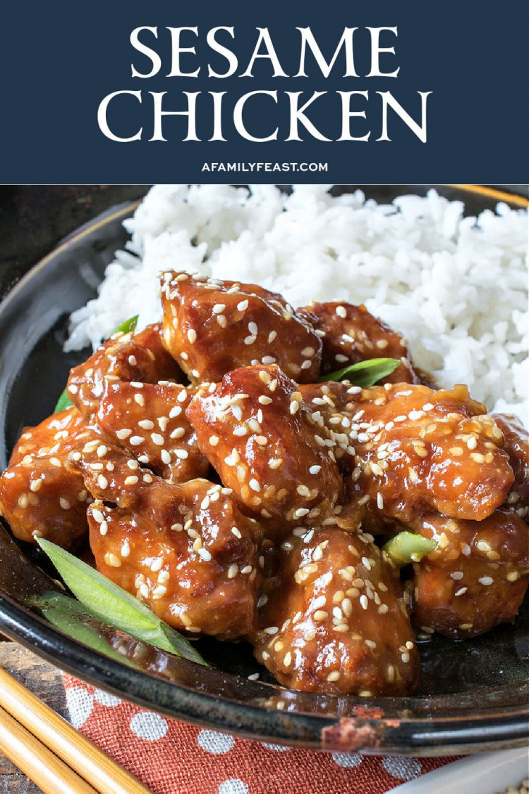 Sesame Chicken + Video - A Family Feast®