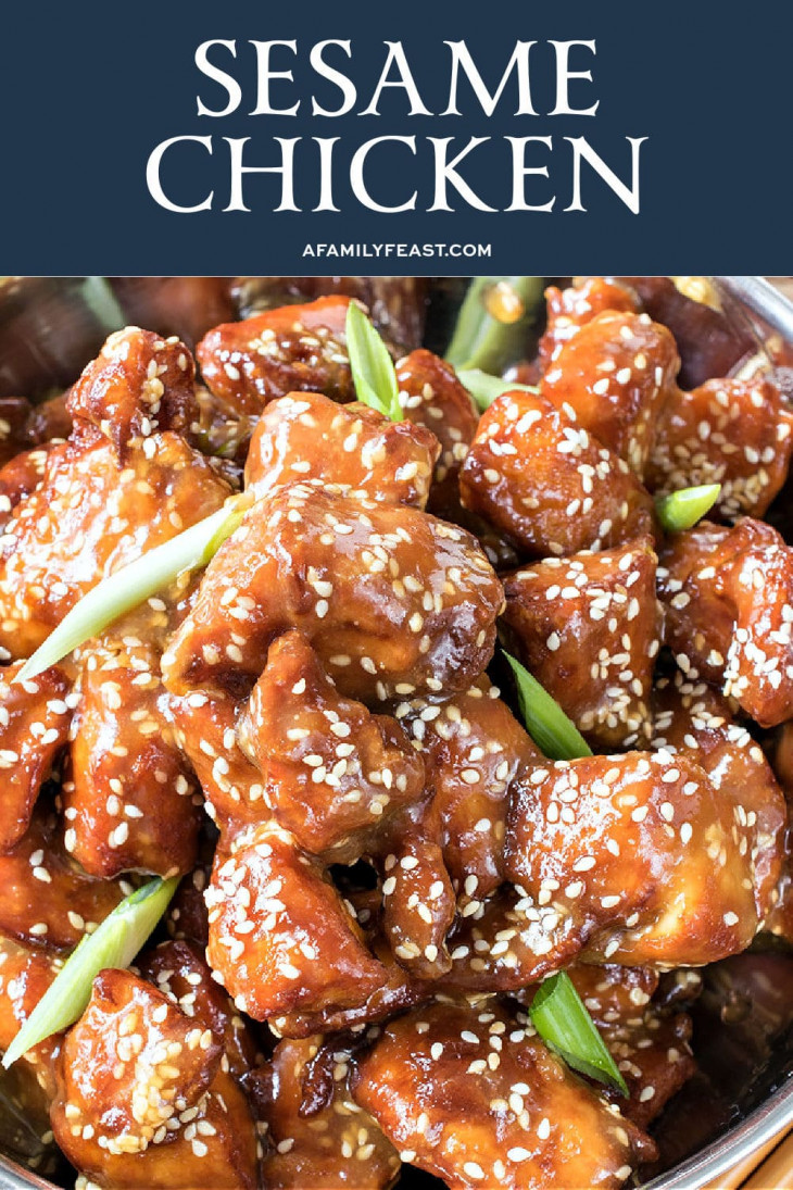 Sesame Chicken + Video - A Family Feast®