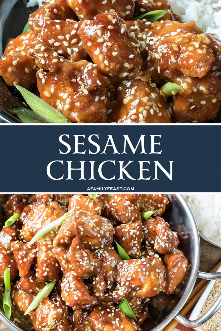 Sesame Chicken + Video - A Family Feast®