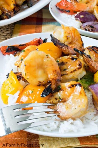 Shrimp Kabobs - A Family Feast®