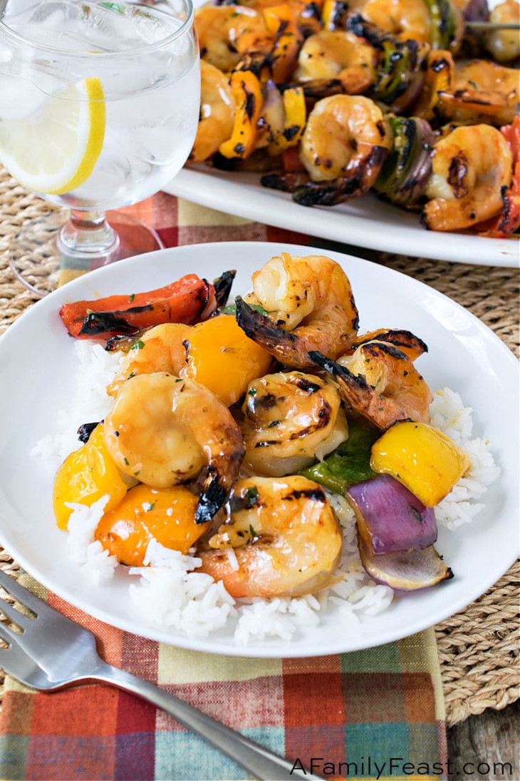 Shrimp Kabobs - A Family Feast®