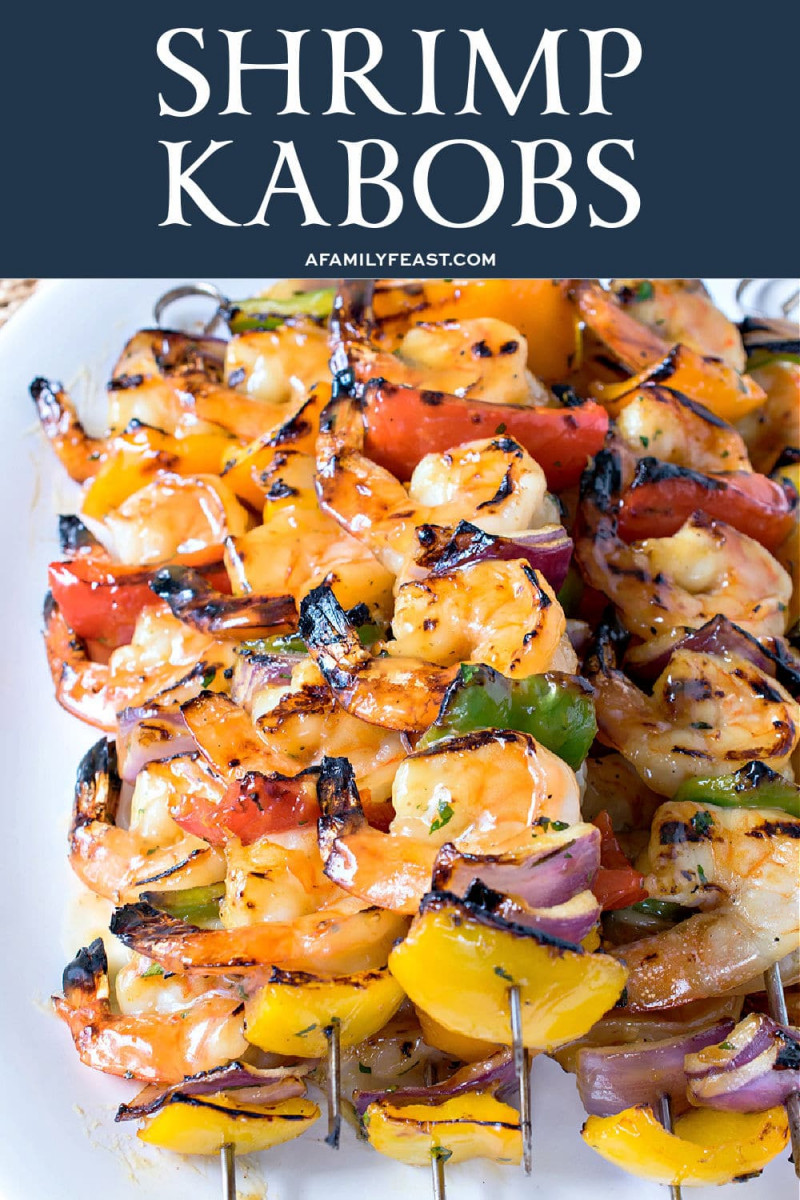 Shrimp Kabobs - A Family Feast®