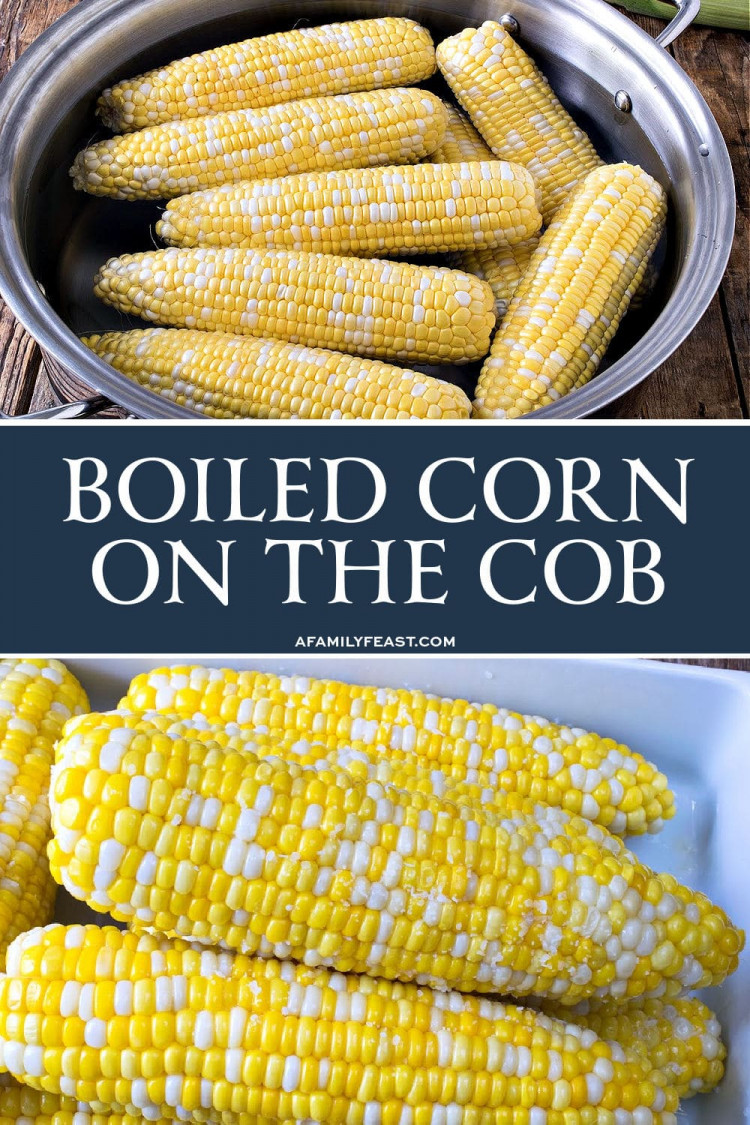 Boiled Corn on the Cob - A Family Feast®