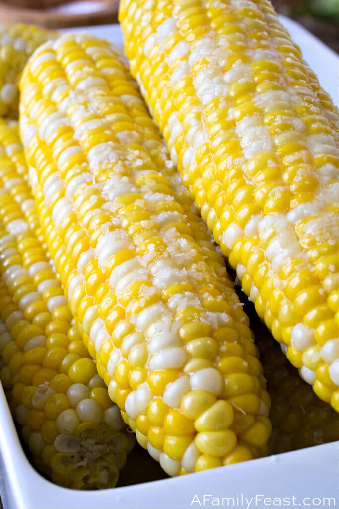 Boiled Corn on the Cob - A Family Feast®