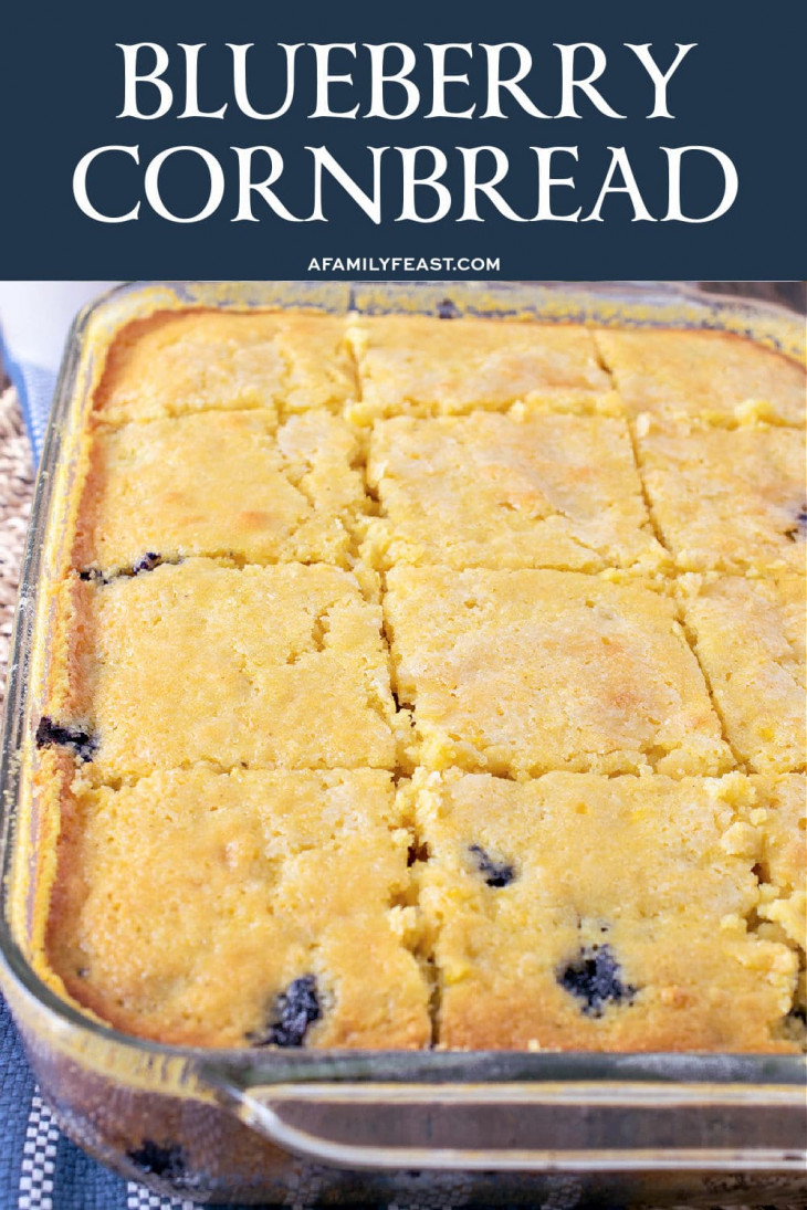 Blueberry Cornbread - A Family Feast®