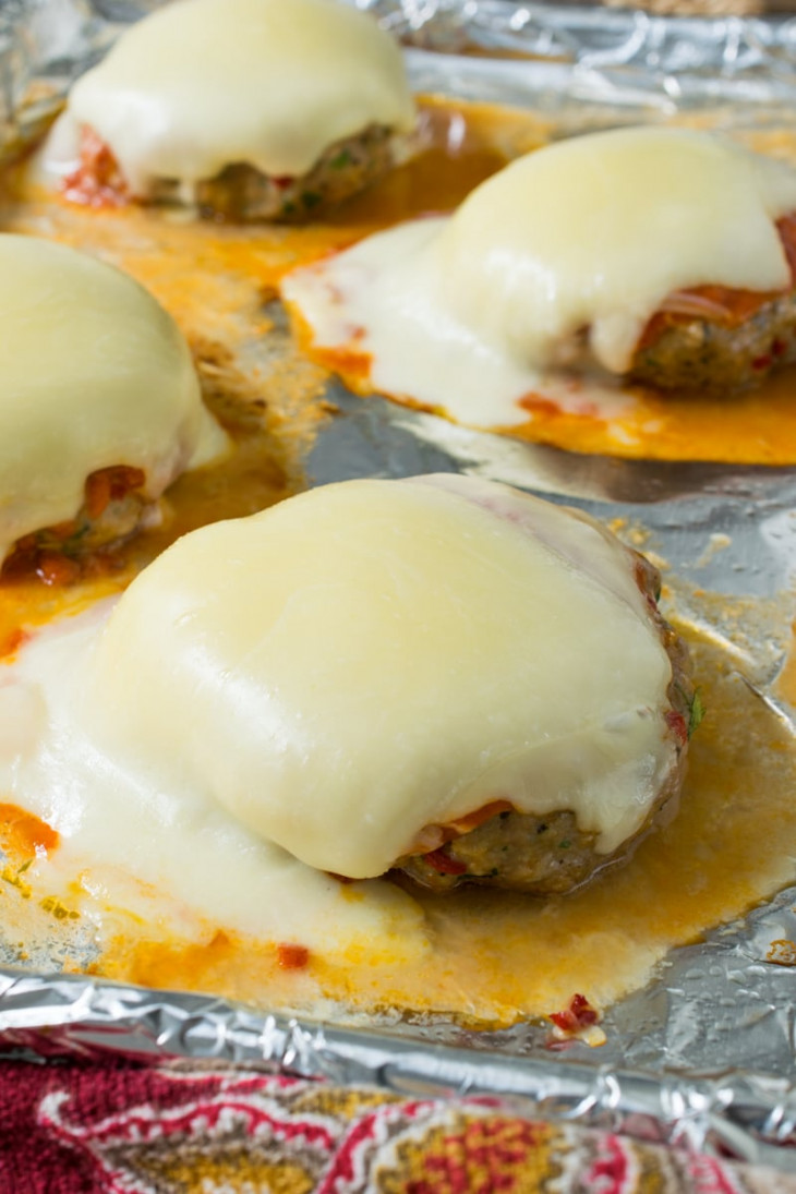 Chicken Parmesan Burgers - A Family Feast®