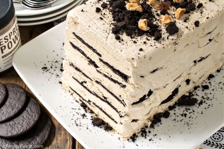 Coffee Icebox Cake - A Family Feast®