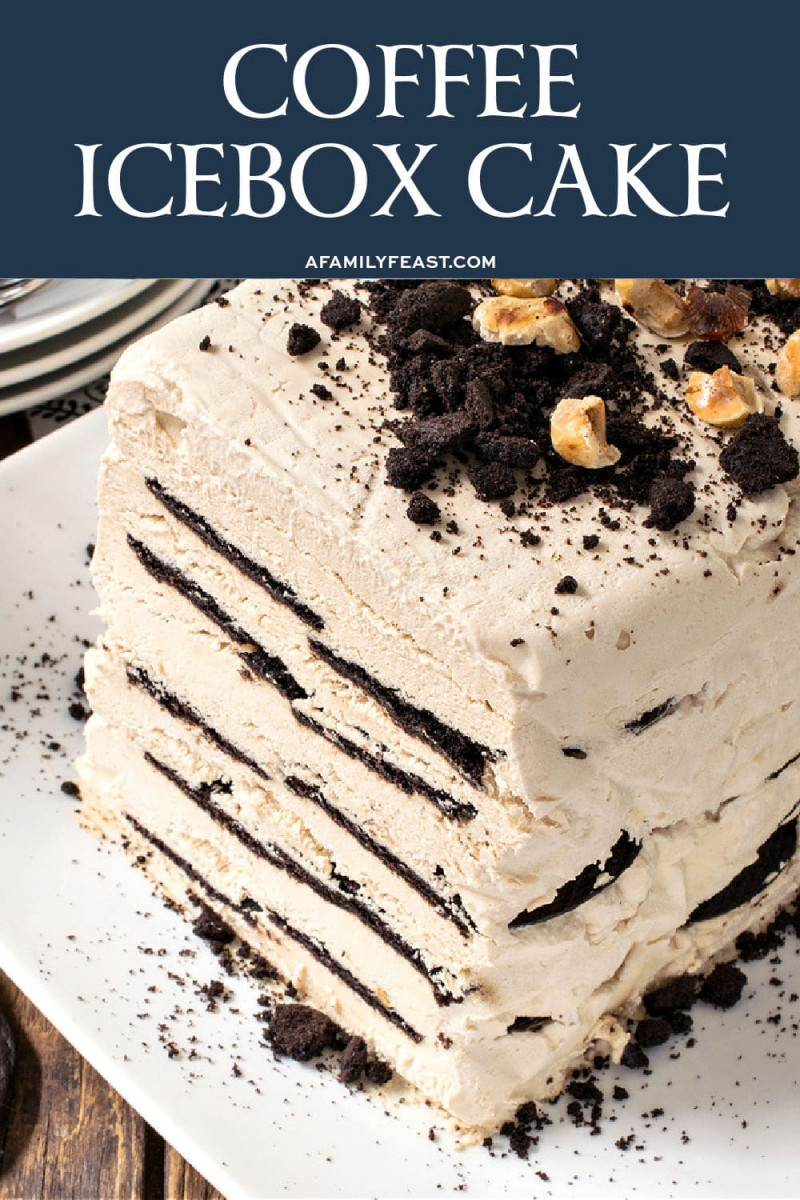 Coffee Icebox Cake - A Family Feast®