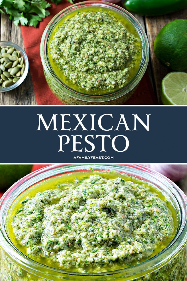 Mexican Pesto (Cilantro Pesto) - A Family Feast®