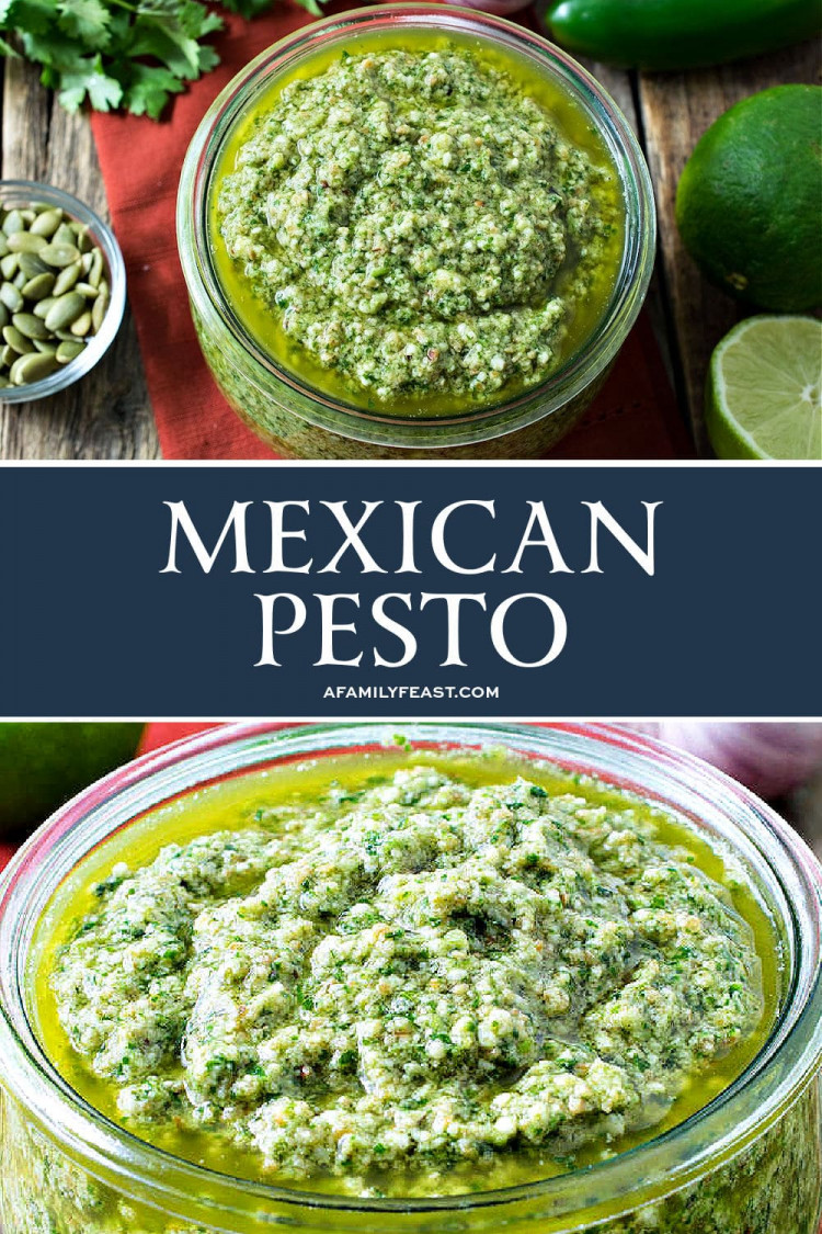 Mexican Pesto (Cilantro Pesto) - A Family Feast®