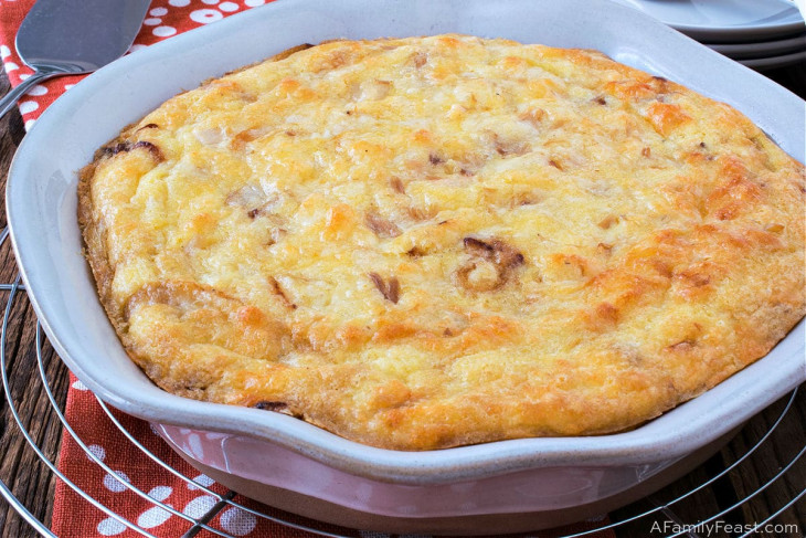 Crustless Turkey Quiche - A Family Feast®