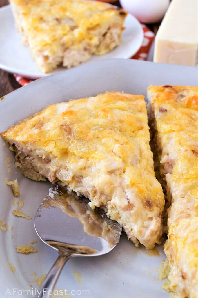 Crustless Turkey Quiche - A Family Feast®
