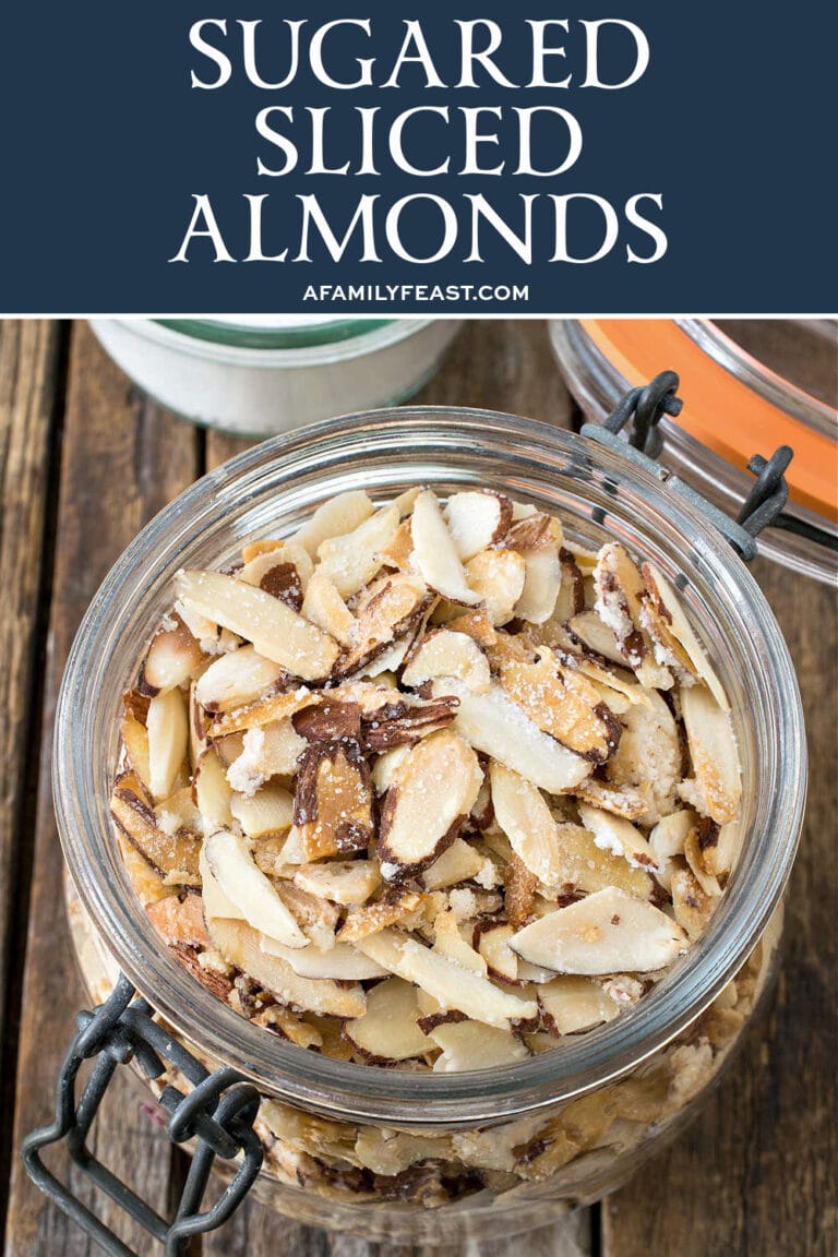 Sugared Sliced Almonds - A Family Feast®