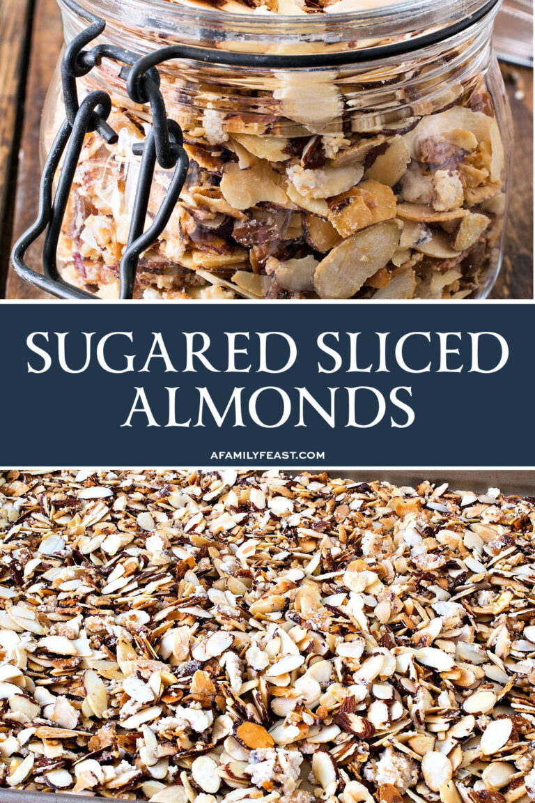 Sugared Sliced Almonds - A Family Feast®