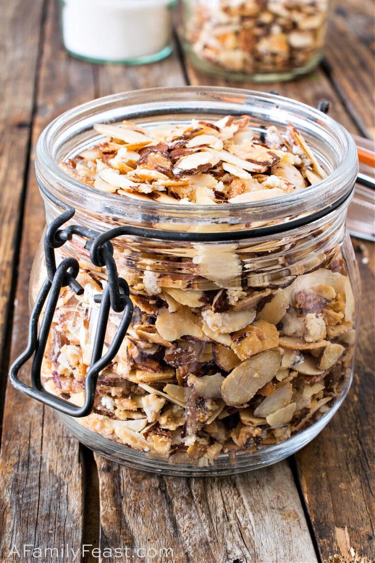 Sugared Sliced Almonds - A Family Feast®