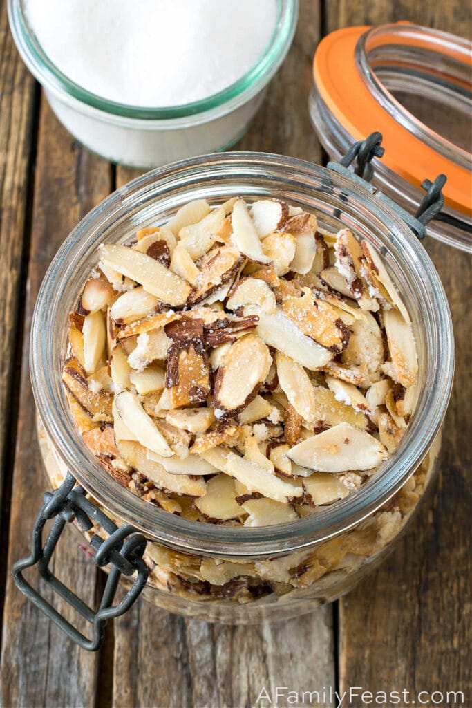 Sugared Sliced Almonds - A Family Feast®