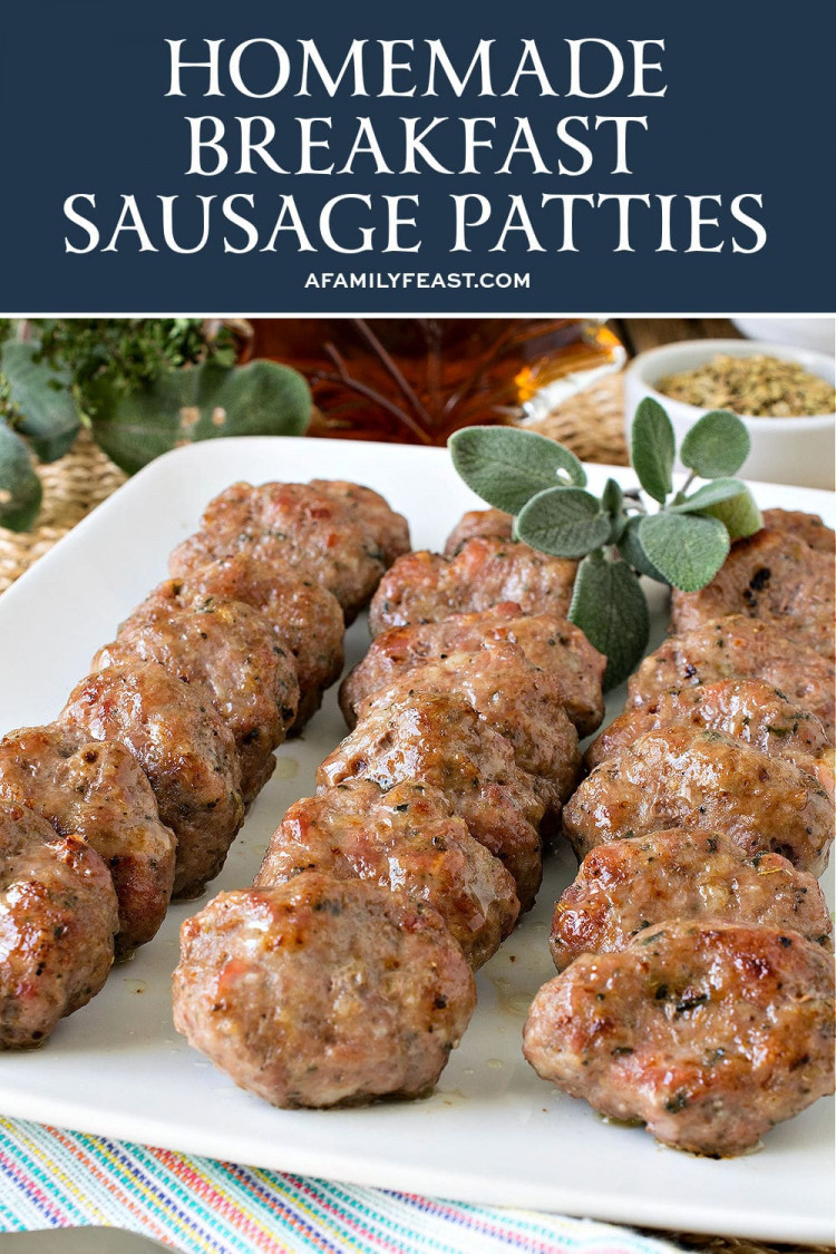 Breakfast Sausage Patties - A Family Feast®