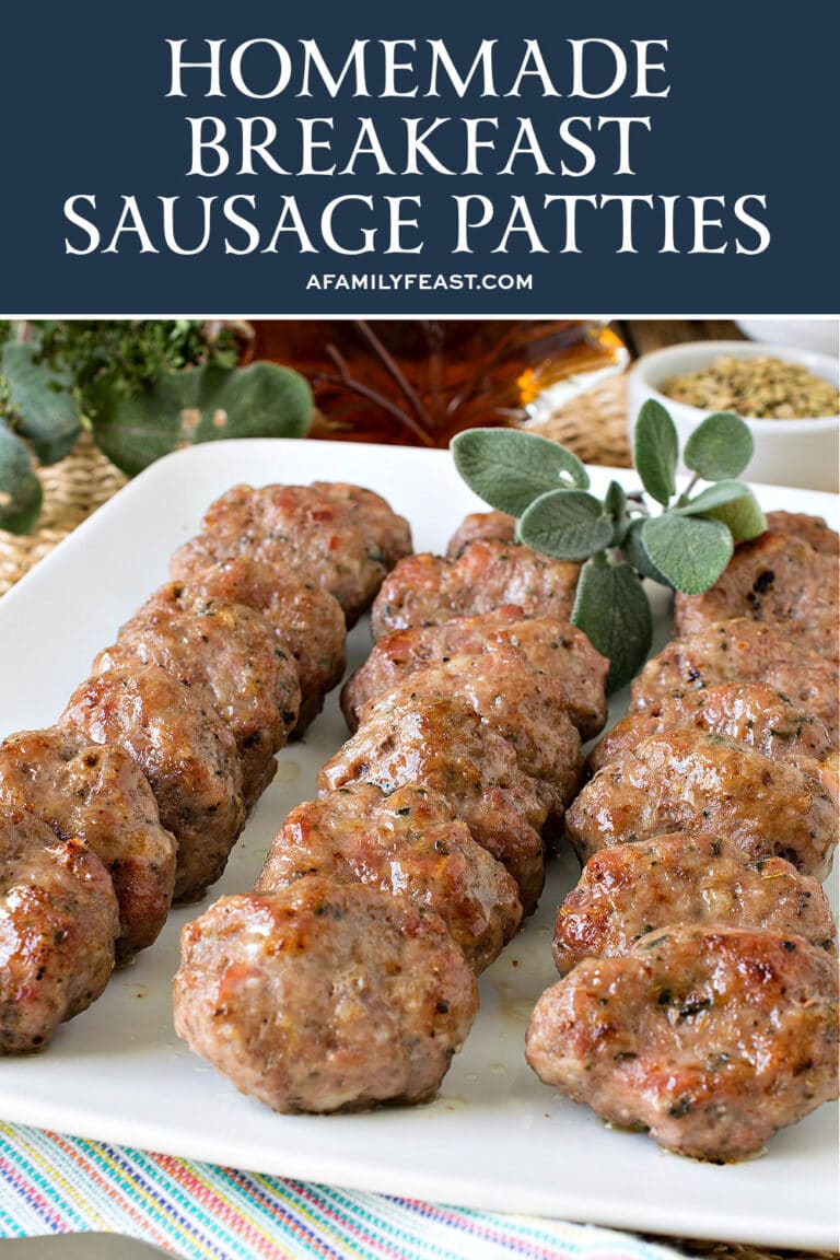 Breakfast Sausage Patties - A Family Feast®