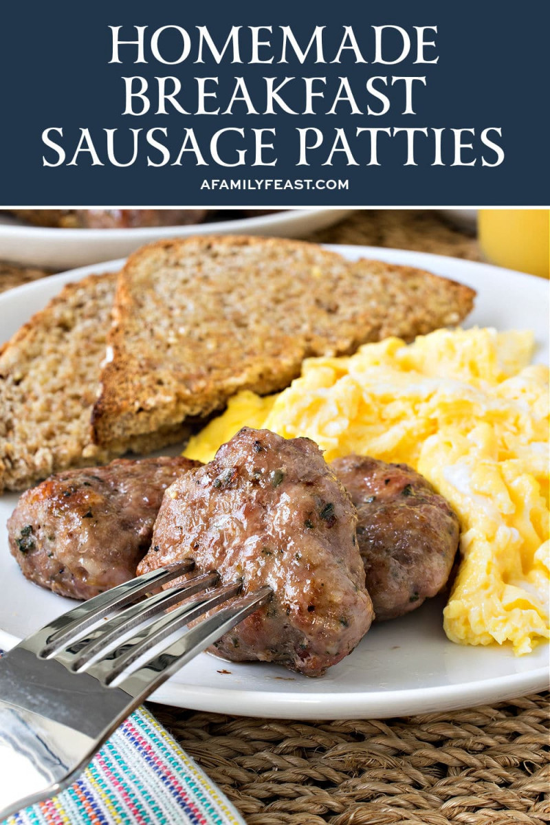 Breakfast Sausage Patties - A Family Feast®