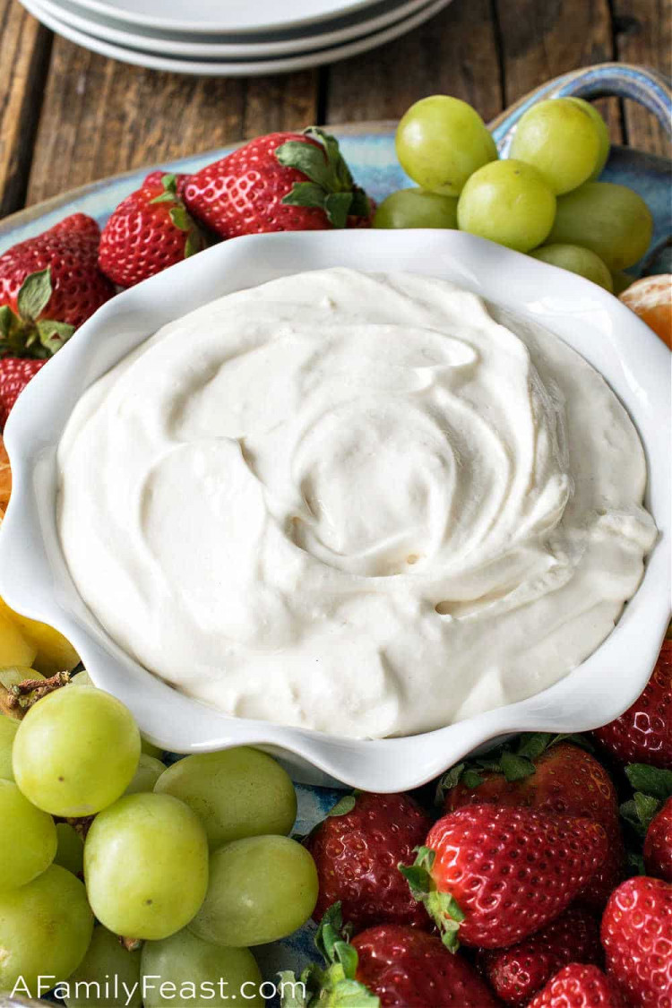 Cream Cheese Fruit Dip - A Family Feast®
