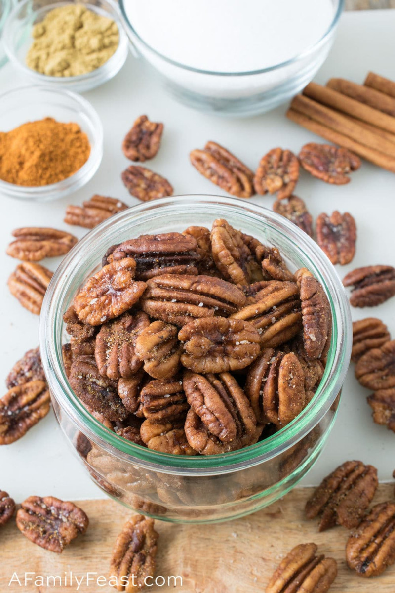 Spiced Pecans - A Family Feast®