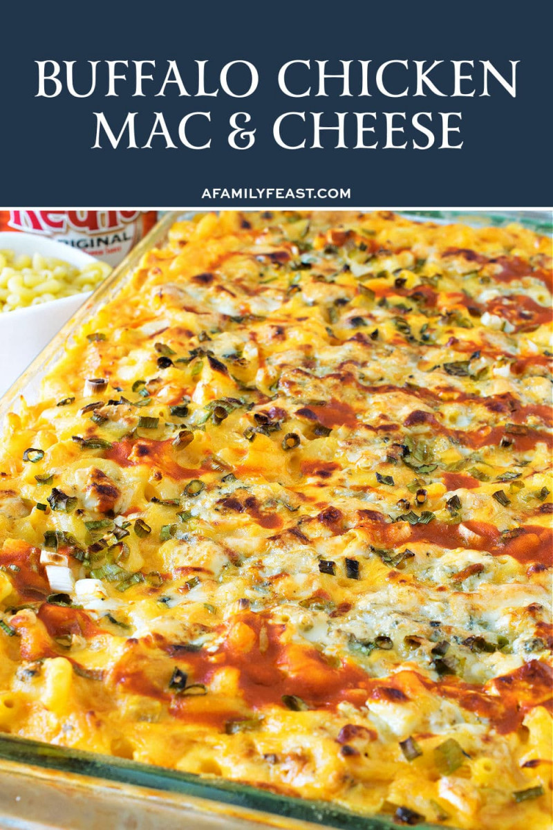 Buffalo Chicken Macaroni and Cheese - A Family Feast®