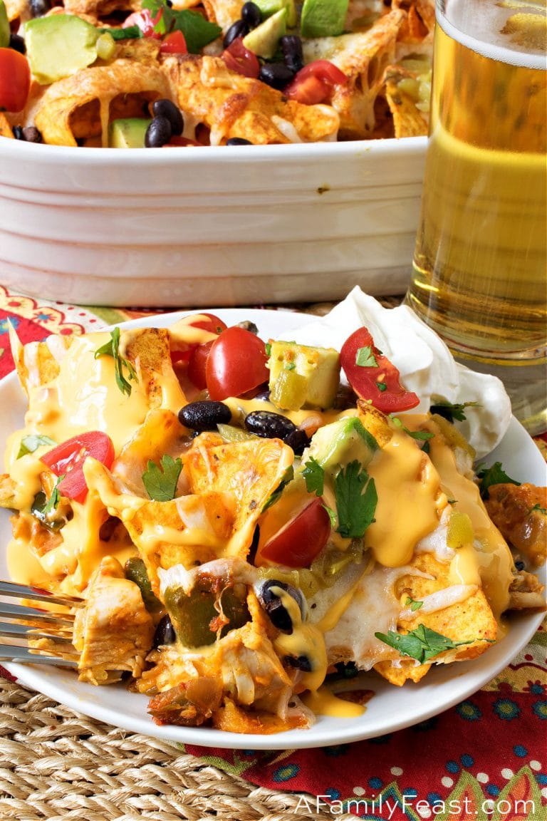 Chicken Nacho Casserole - A Family Feast®