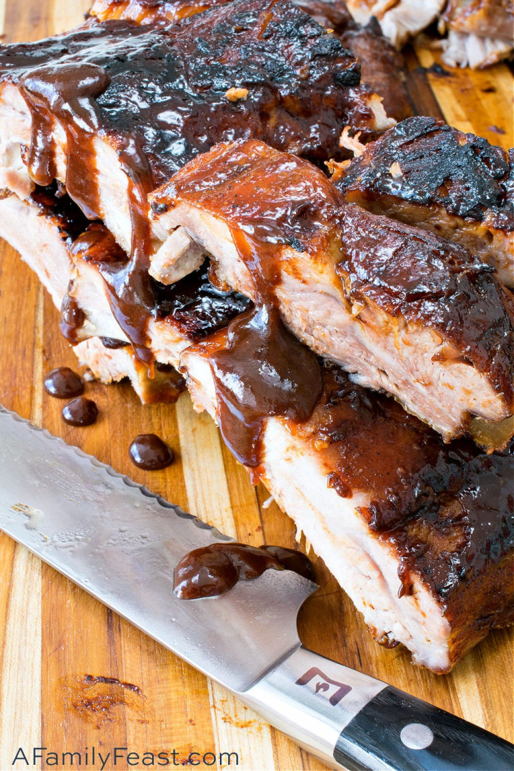 Oven Baked Baby Back Ribs - A Family Feast®