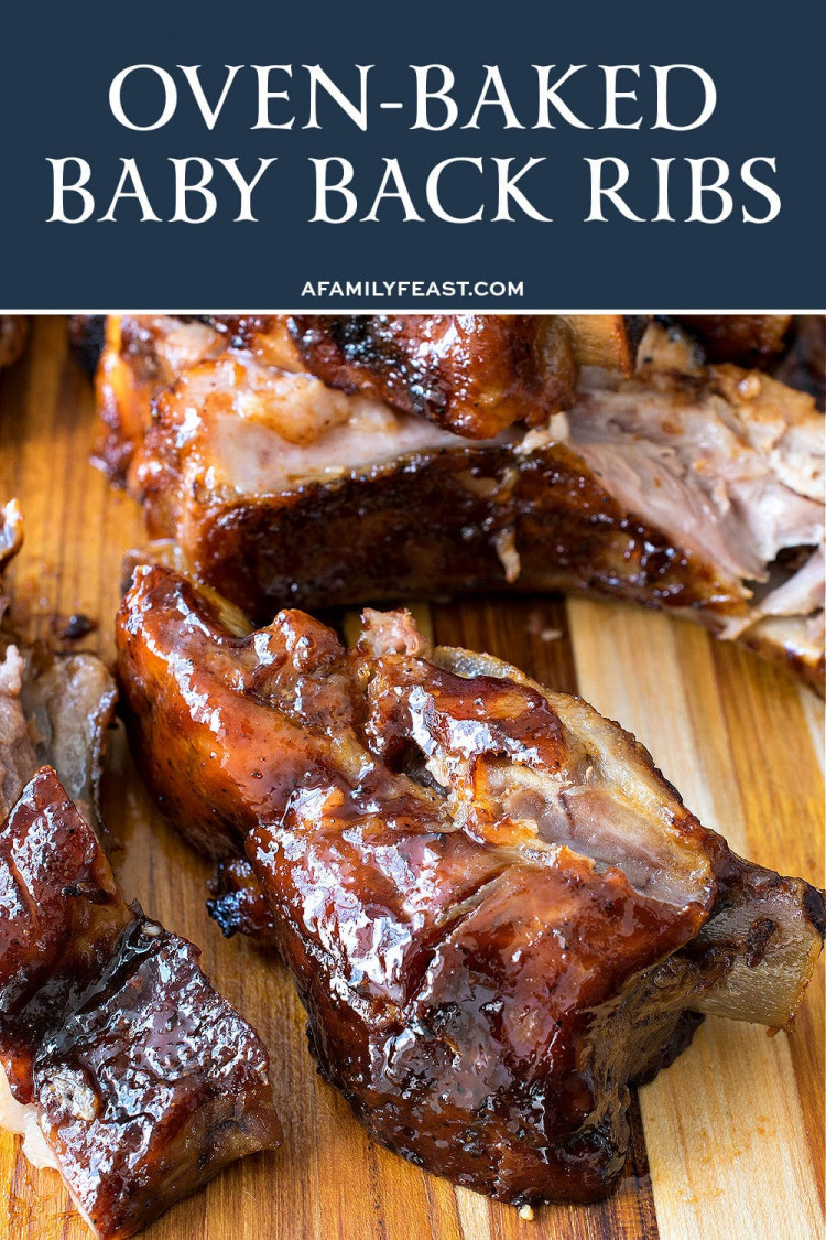 Oven Baked Baby Back Ribs - A Family Feast®