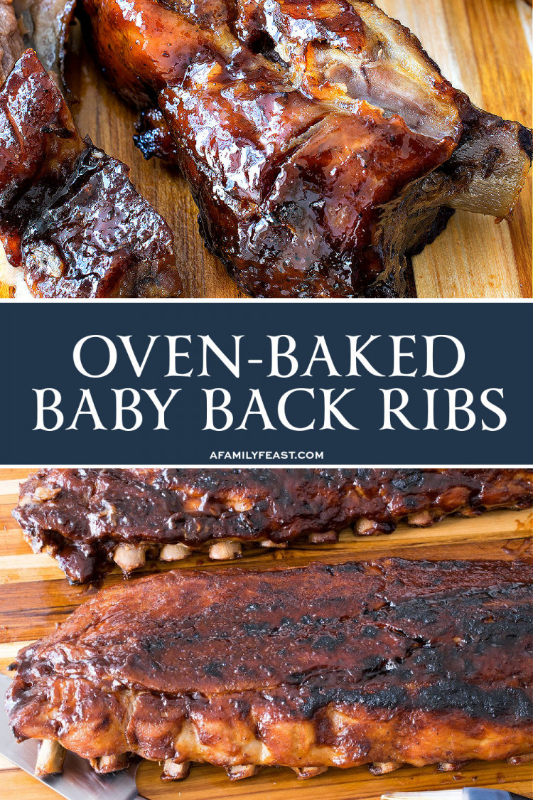 Oven Baked Baby Back Ribs - A Family Feast®
