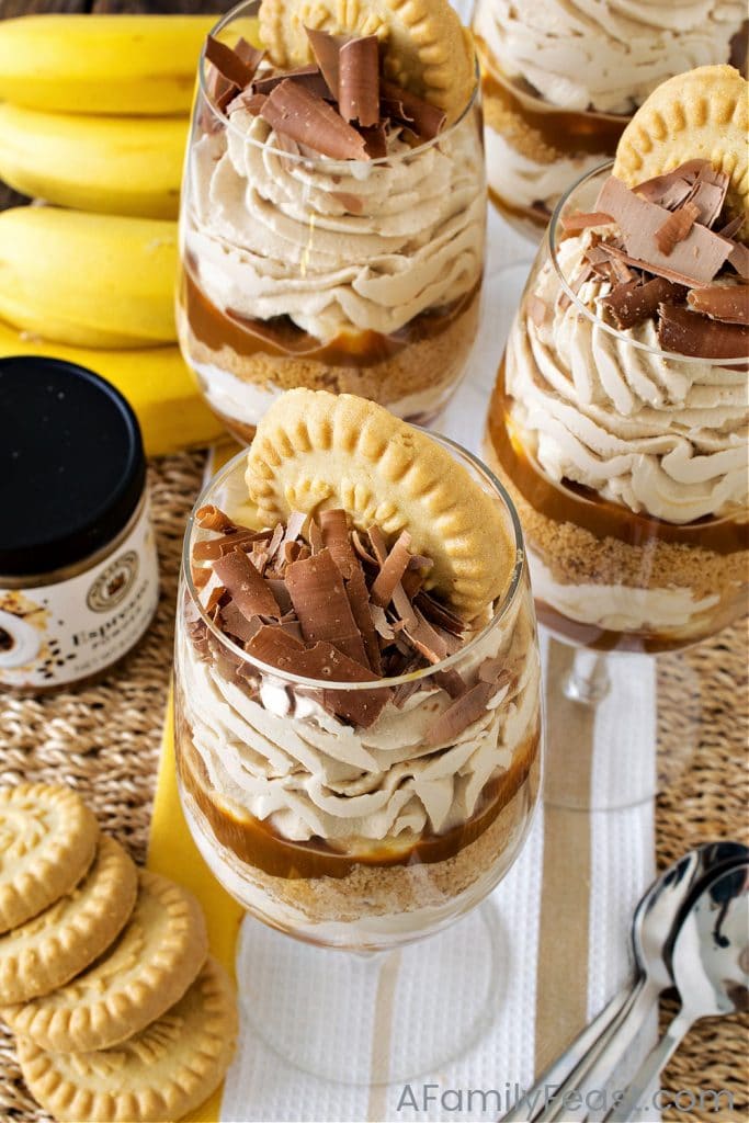 Banoffee Parfait - A Family Feast®