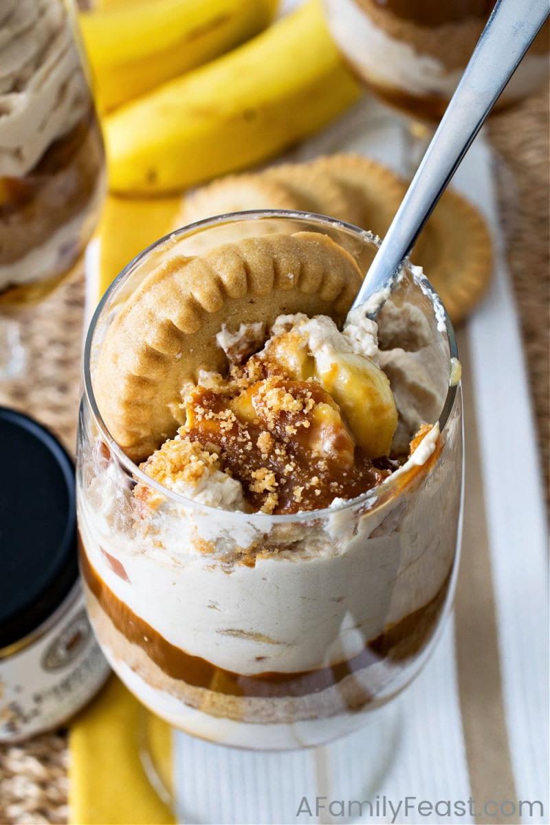 Banoffee Parfait - A Family Feast®