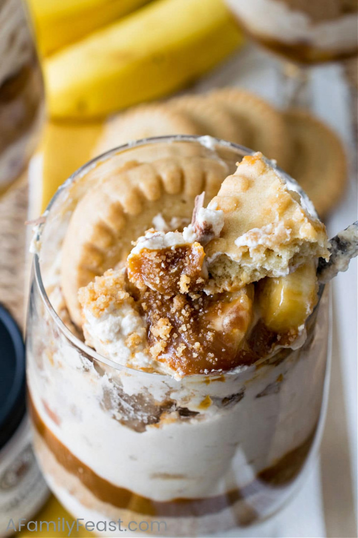 Banoffee Parfait - A Family Feast®