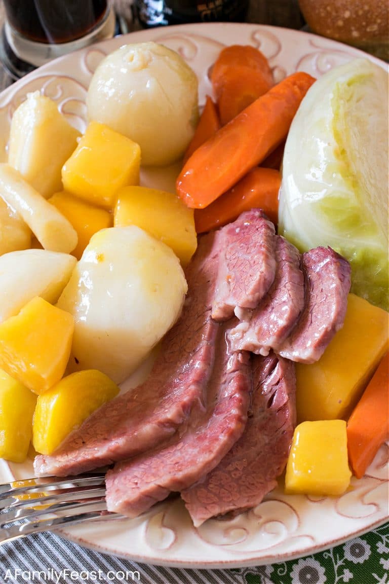 New England Boiled Dinner (Corned Beef and Cabbage) - A Family Feast®