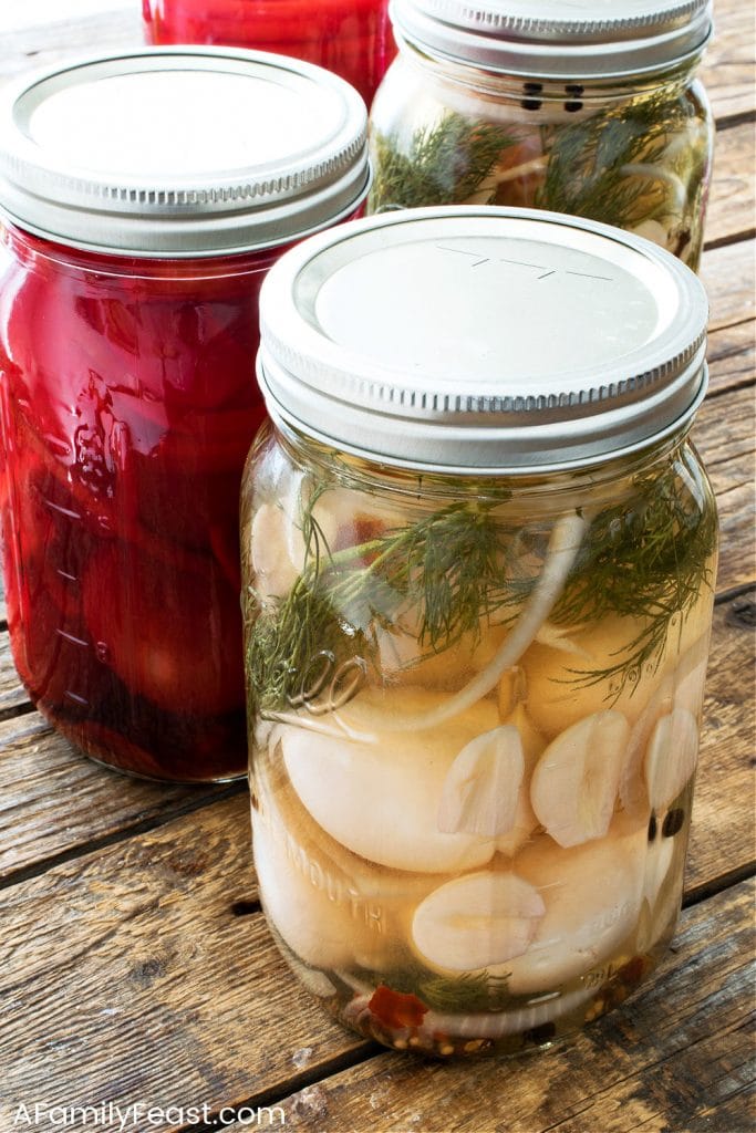 Pickled Red Onions - A Family Feast®