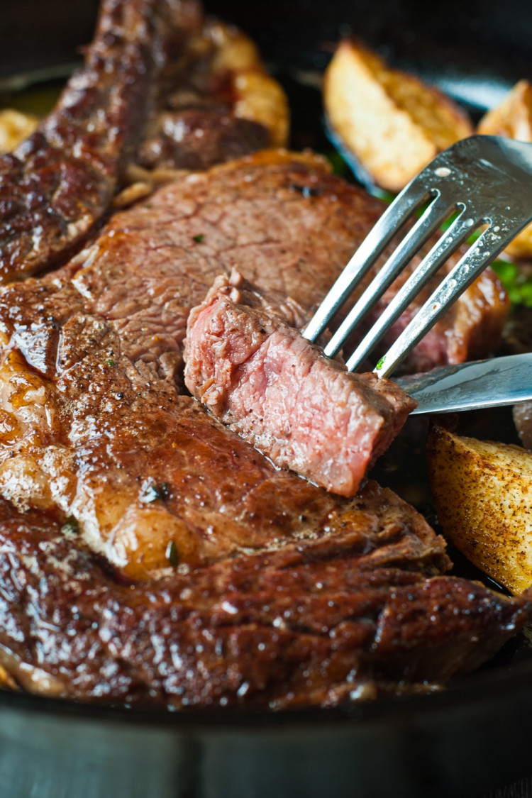 Perfect Pan-Seared Steak - A Family Feast®