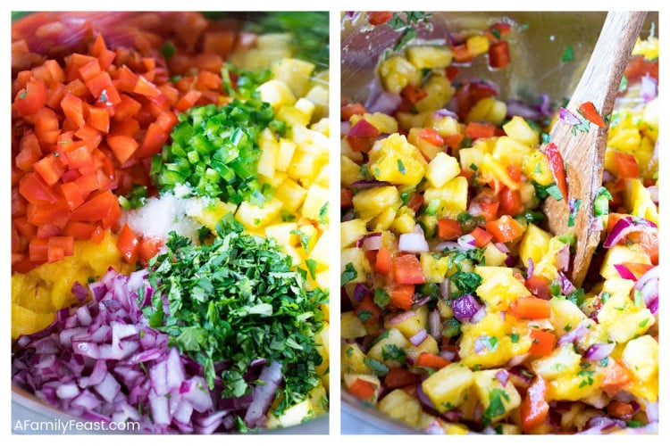 Grilled Marinated Chicken with Tropical Salsa - A Family Feast®