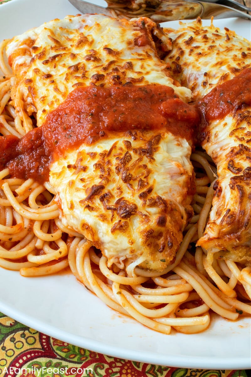 Air Fryer Turkey Cutlet Parmesan - A Family Feast®